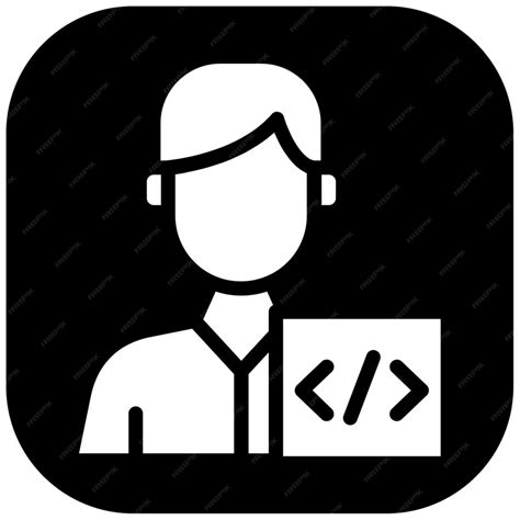 Premium Vector Web Developer Male Vector Illustration