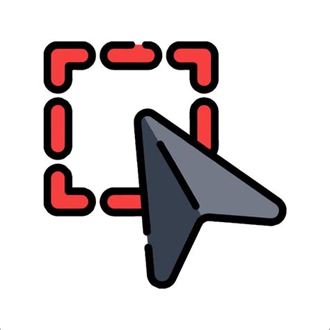 A Mouse Cursor Is Pointing At A Square 52202695 Vector Art At Vecteezy