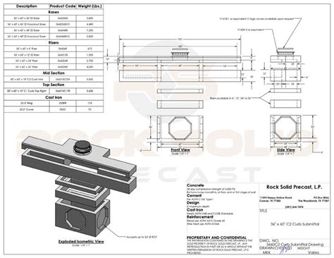 Rock Solid Precast L P Quality Precast Products Type C2 Inlet