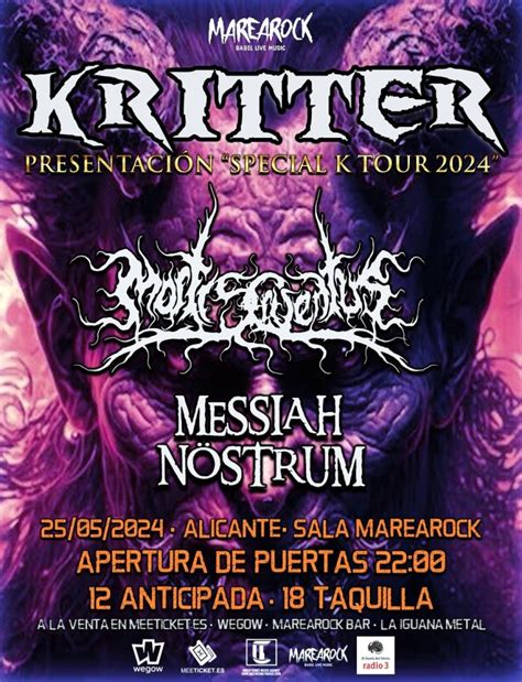 Kritter Mortis Cruentus Messiah Nostrum Costa Blanca Up