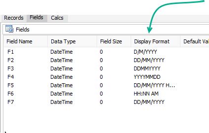 Date And Time Format Specifiers