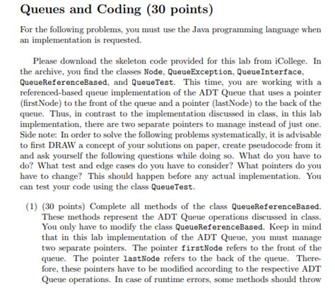 solved for the following problems you must use the java