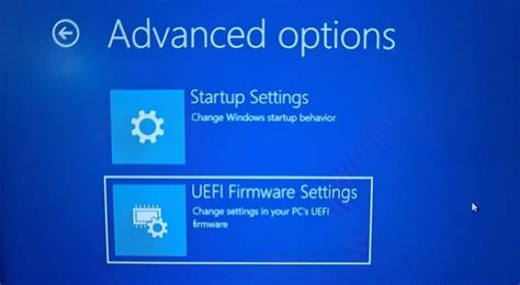 How To Access UEFI Firmware Settings In Windows