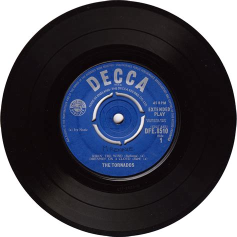 The Tornados The Sounds Of The Tornados Uk 7 45 Rpm Ep Night