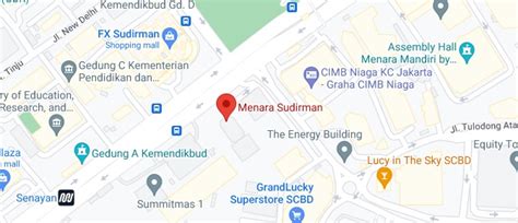 Menara Sudirman Map