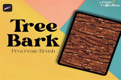 Procreate Wood Tree Bark Single Brush Graphic By Myprintscollection Creative Fabrica