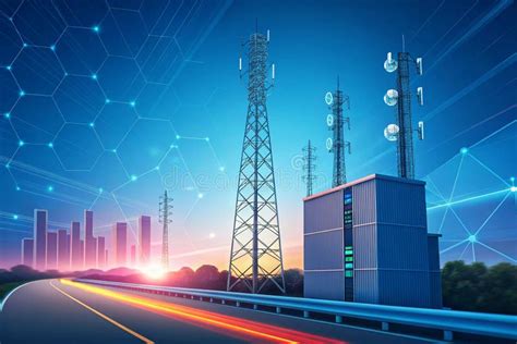 Vector Abstract Engineering Future Technology Electric Telecom Background Illustration