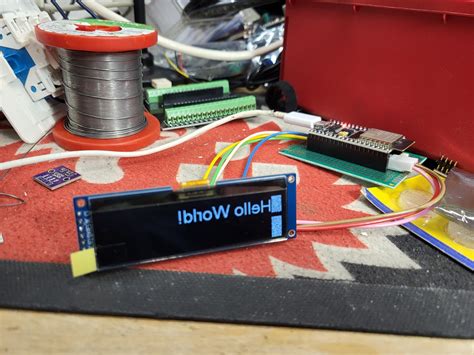 ssd1322 oled problem esphome home assistant community