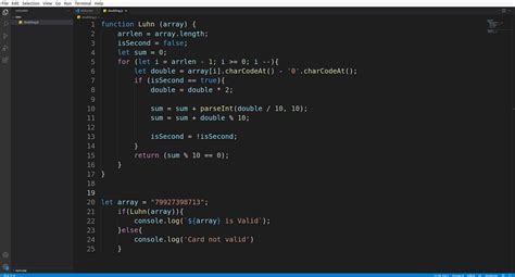 Python Card Validation Using The Luhns Algorithm By Raphael Sani