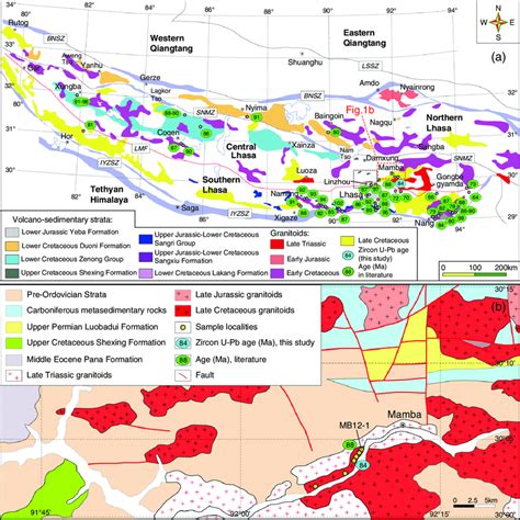 A Tectonic Framework Of The Tibetan Plateau Modified From Zhu Et