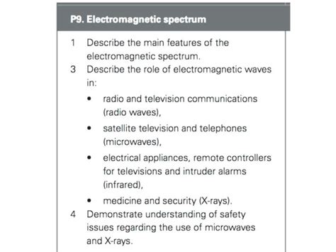 Science 8 Electromagnetic Spectrum Worksheets Answer Key