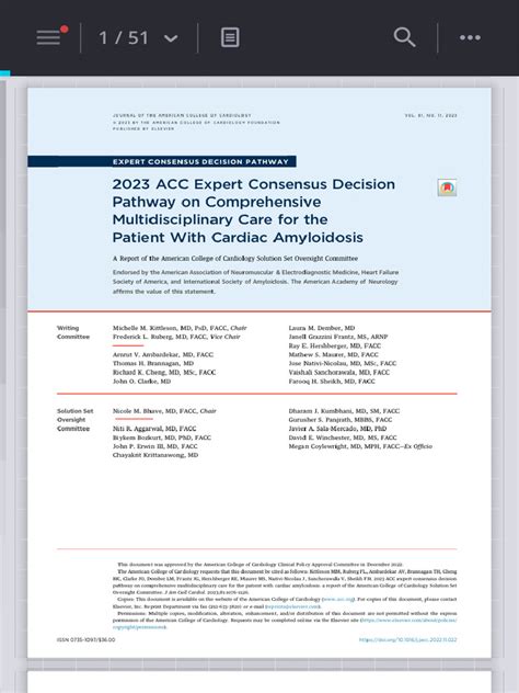 2023 Acc Expert Consensus Decision Pathway On Comprehensive Multidisciplinary Care For The