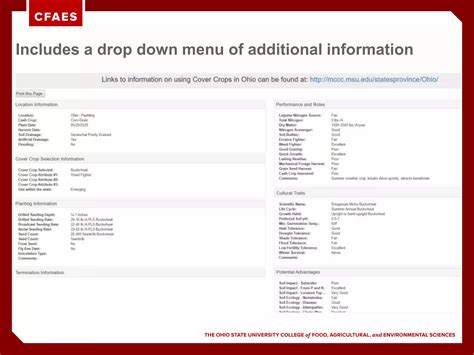 Sarah Noggle Cover Crop Decision Tool Selector Ppt