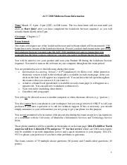 ACC Midterm Exam Information Pdf ACC Midterm Exam Information Time March Pm
