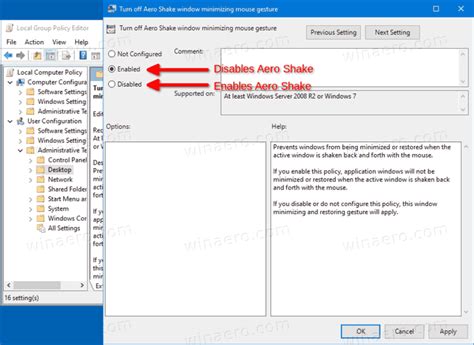 Enable Or Disable Aero Shake In Windows 10 With These Methods