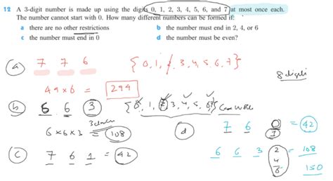 ib hl combinatorics question on 3 digit numbers sumant s 1 page of math