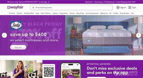 Wayfair Complaints Customer Claims Free Resolution Services