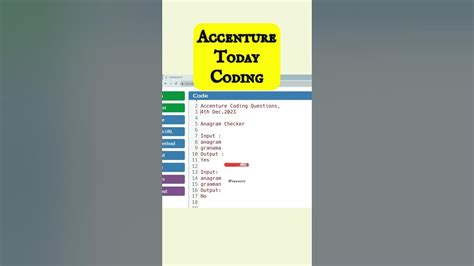 Accenture Today Coding Questions 😲😲 4 Dec Youtube