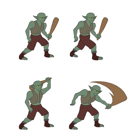 Alvyn Daergal Goblin 2d Sprite Sheets On Behance