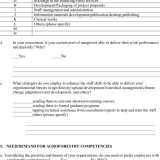 List Of Additional Tasks Duties Performed By The Technical Employees Download Table