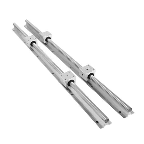 SBR Round Linear Guide CNC Linear Guide Way Rail Kit Set 2PCS Fully Support SBR 12 12mm Ball