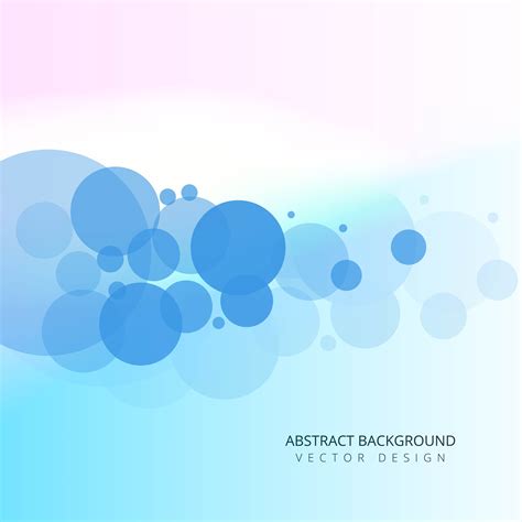Abstract Blue Circles Background Vector 246786 Vector Art At Vecteezy