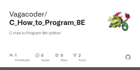 Github Vagacoderchowtoprogram8e C How To Program 8th Edition
