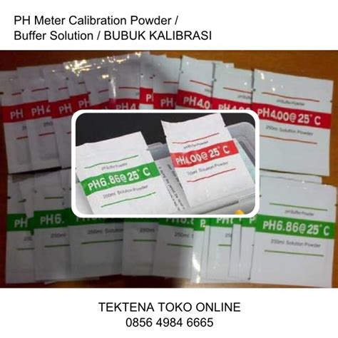 Ph Meter Calibration Powder Buffer Solution Timbangan Digital