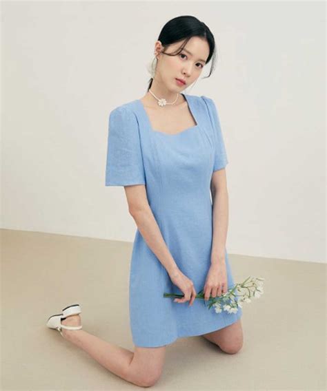 스퀘어넥 미니 원피스 2colors Rmowd25s25