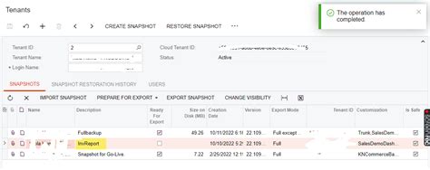 Need Help In Creating Snapshot Community