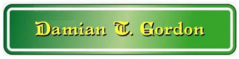 Damian Gordons Resources