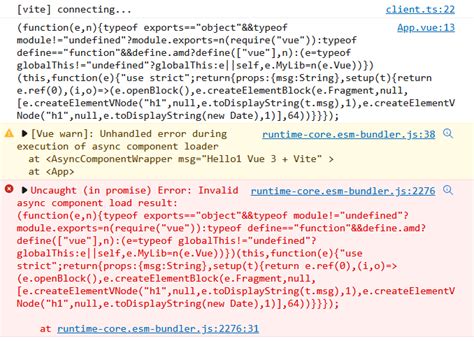 怎么异步加载通过 vite 编译的 vue 组件库呢？ · issue 366 · vitejs docs cn · github