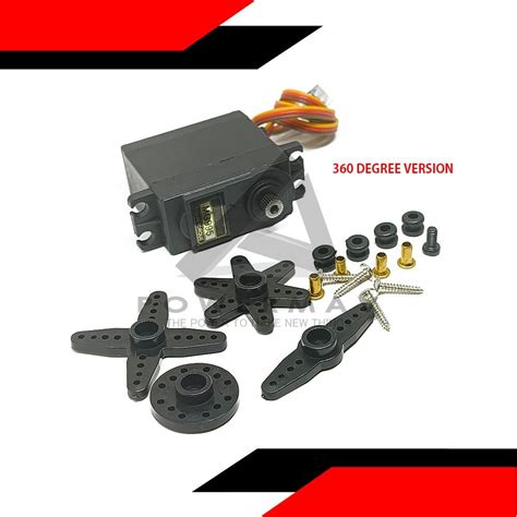 Mg995 360 Degree Servo Motor Powermav Electronics Store