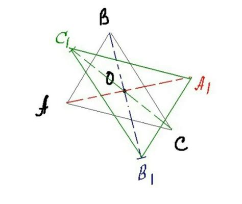 Побудуйте трикутник симетричний трикутник Abc відносно прямої що проходить через вершинув B