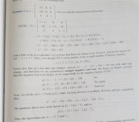 Solved 1 Find A Basis For The Eigenspaces Of Each Of The