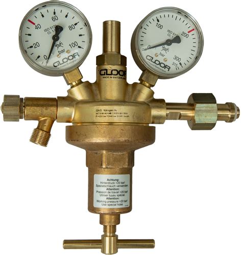 Hp Regulator Nitrogen 20 Bar Gloor Sa
