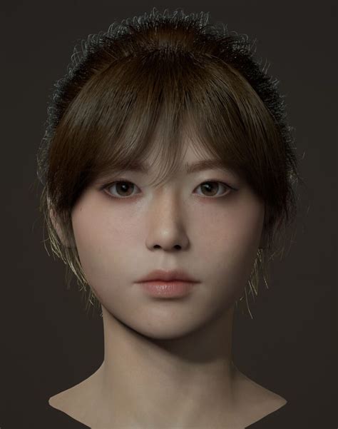 UE Face Hair Groom Test WIP On ArtStation At Https Artstation Com Artwork EaXqG