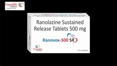 Ranolazine Sustained Release 500 Sr Tablets At ₹ 1150 Box Ranozex Tablet In Panchkula Id