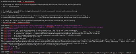 `aws` Install Bug · Issue 1037 · Node Inspectornode Inspector · Github