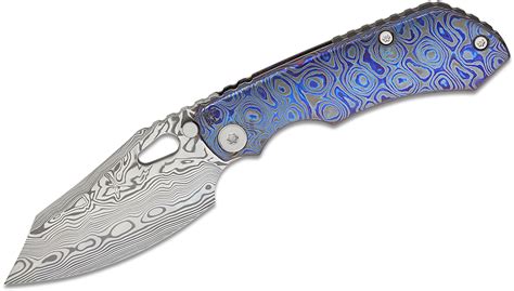 Custom Knife Factory Rotten Design Evolution 4 0 Folding Knife 3 5 Vinland Damasteel Drop Point
