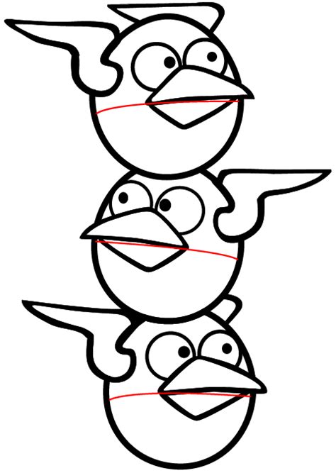 How To Draw Lightning Birds From Angry Birds Space With Easy Step By Step Drawing Tutorial How