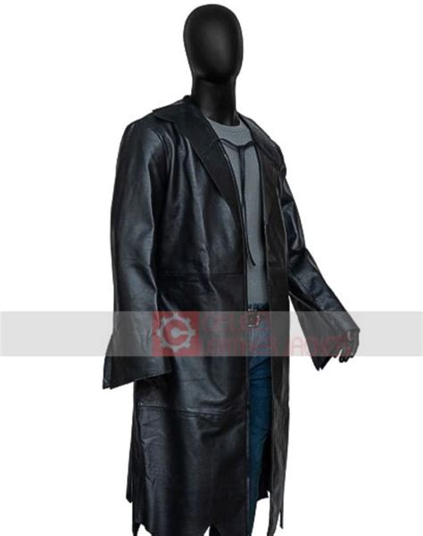 Maleficent Sam Riley Coat Diaval Black Trench Coat