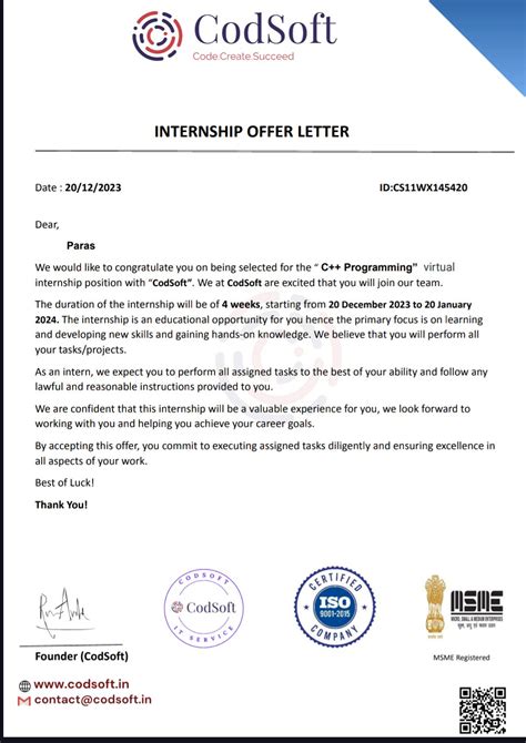 paras kalhar on linkedin codsoft codsoftinternship