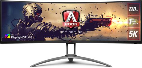 AOC AGON AG UCX K Curved UltraWide FreeSync Hz VA Gaming Monitor With Speakers And