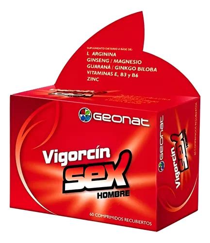 Vigorcín Sex Hombre Geonat 60 Comprimidos Sin Sabor Mercadolibre