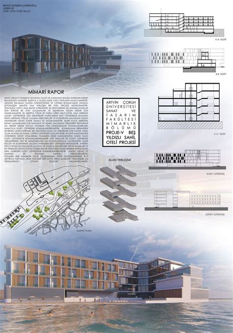Mİmarİ Sunum Paftasi Mimari Mimari Sunum Sanat Ve Tasarım