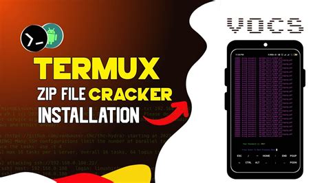 How To Crack Zip File Password Using Cracker Tool Crack Zip File Password Using Termux Youtube