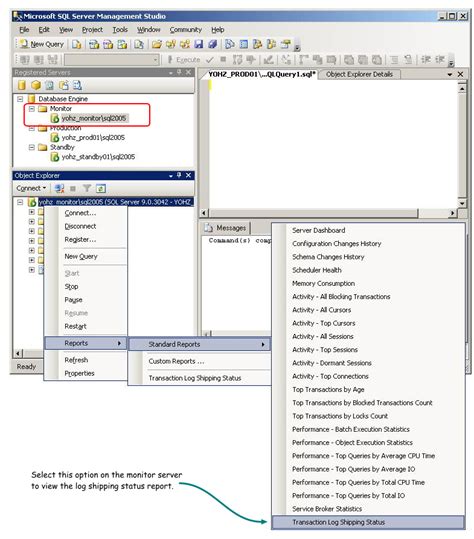 SQLBackupRestore Log Shipping Status Report