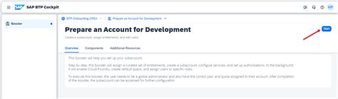 Create A Cloud Foundry Subaccount With A Booster Sap Tutorials