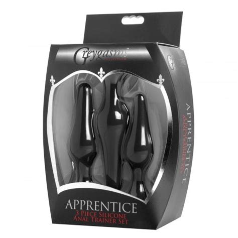 Sissy Apprentice 3 Piece Silicone Anal Trainer Set Sissy Panty Shop